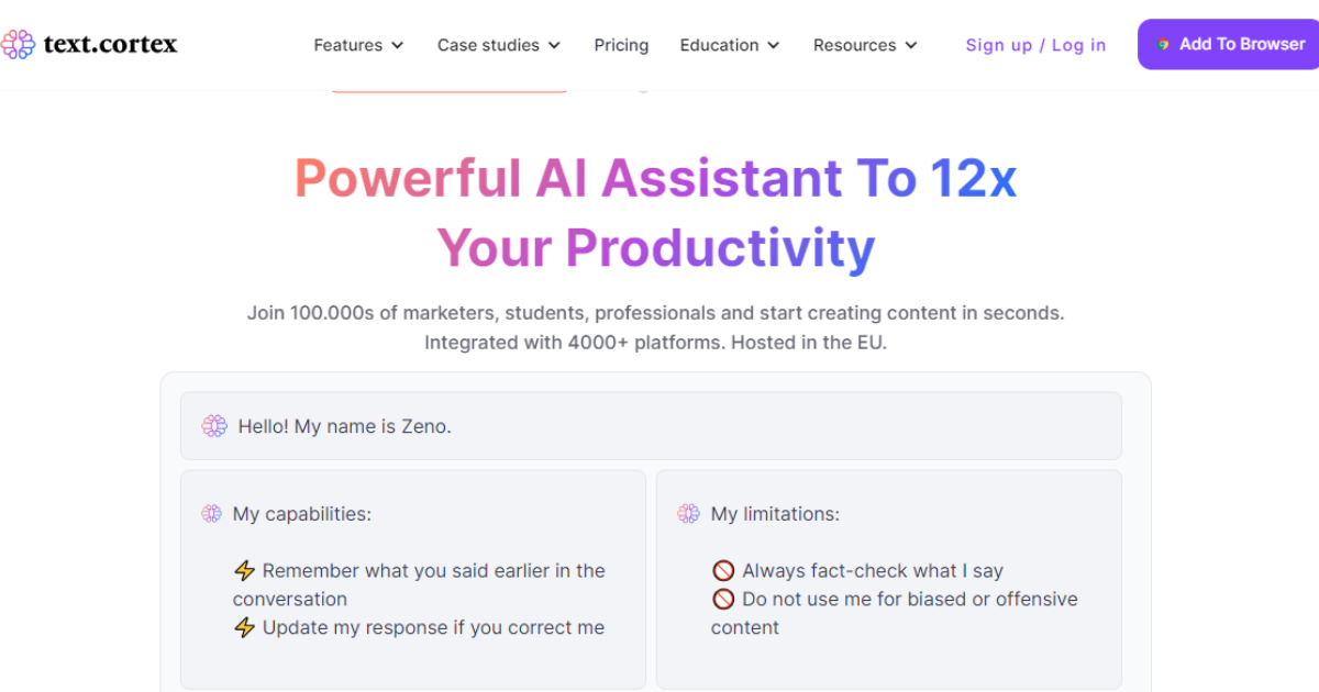 TextCortex AI - TheSecretAi